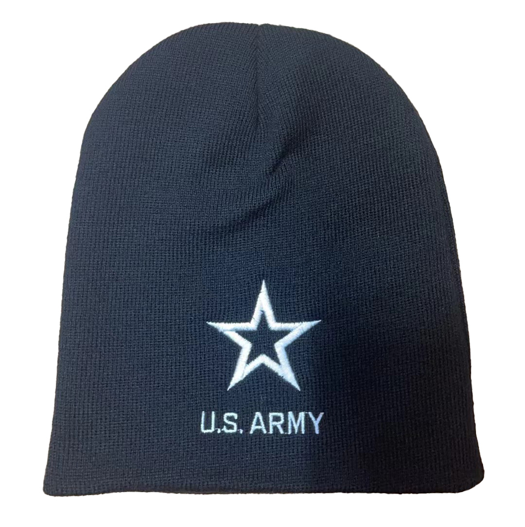 Embroidered Beanie US Army W/Star Logo - Ramsons Imports