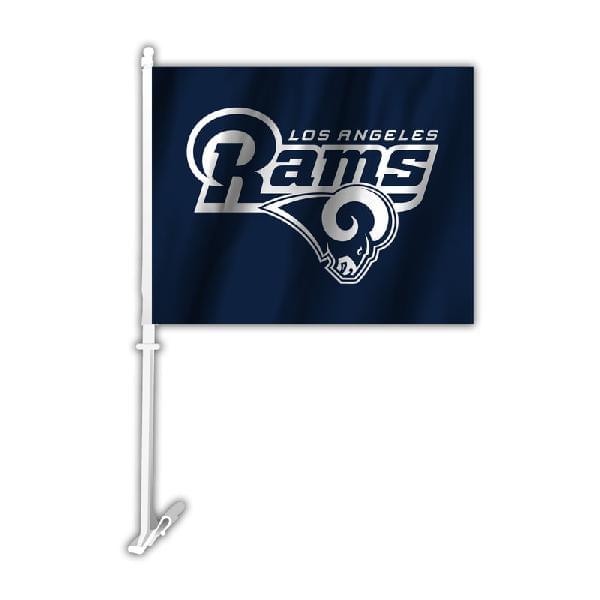 Car Window Flags Los Angeles Rams - Ramsons Imports